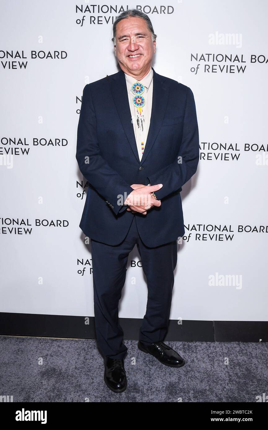 New York, USA. 11th Jan, 2024. Talee Red Corn attends the National ...