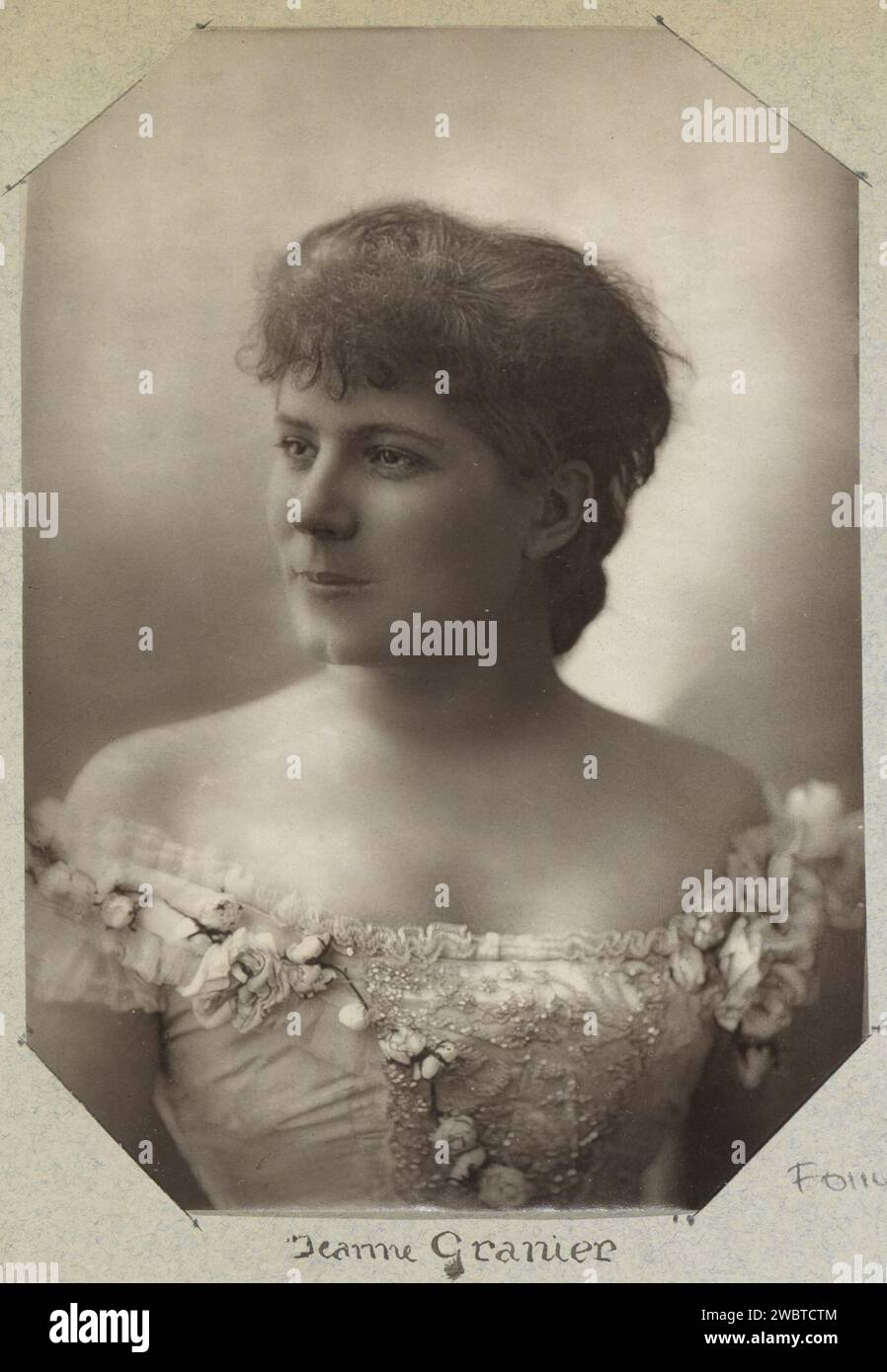 Portrait of Jeanne Granier, singer and actress, c. 1890 - c. 1900 ...
