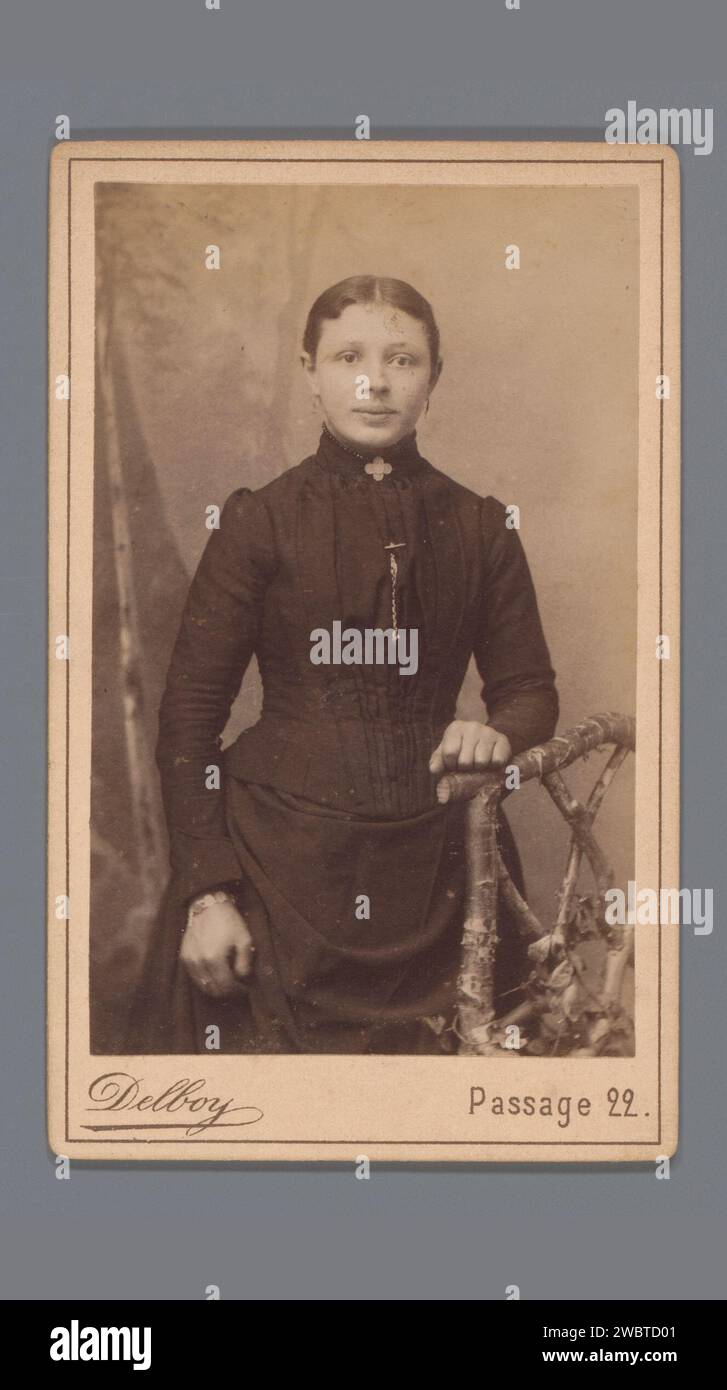 Portrait of an unknown young woman, Wilhelm Frederick Antonius Delboy ...