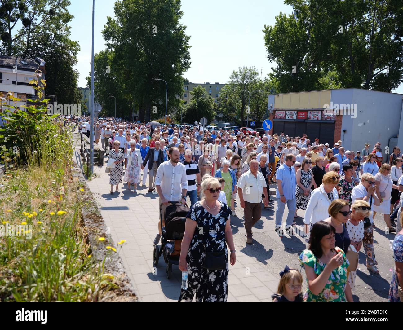Corpus Christi Catholic holiday in middle Europe. Gdansk, Poland Stock ...