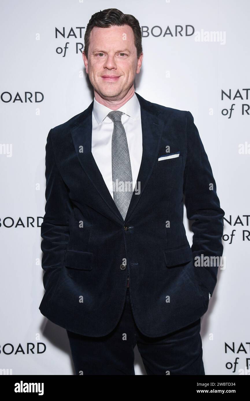 New York, USA. 11th Jan, 2024. Willie Geist attend the National Board ...