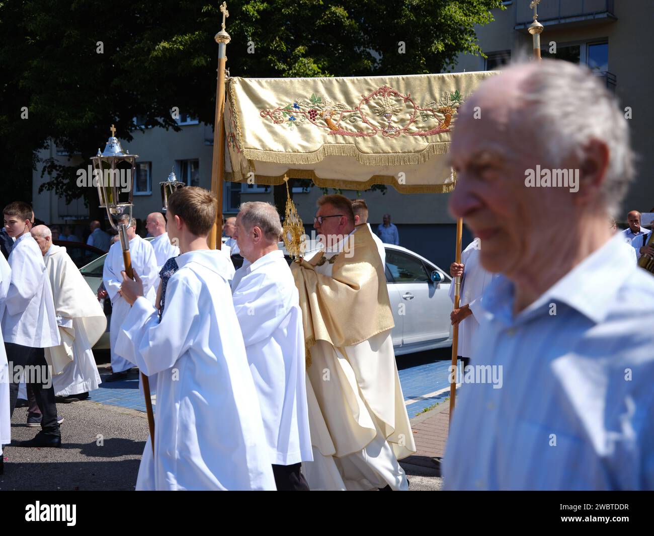 Corpus Christi Catholic holiday in middle Europe. Gdansk, Poland Stock ...