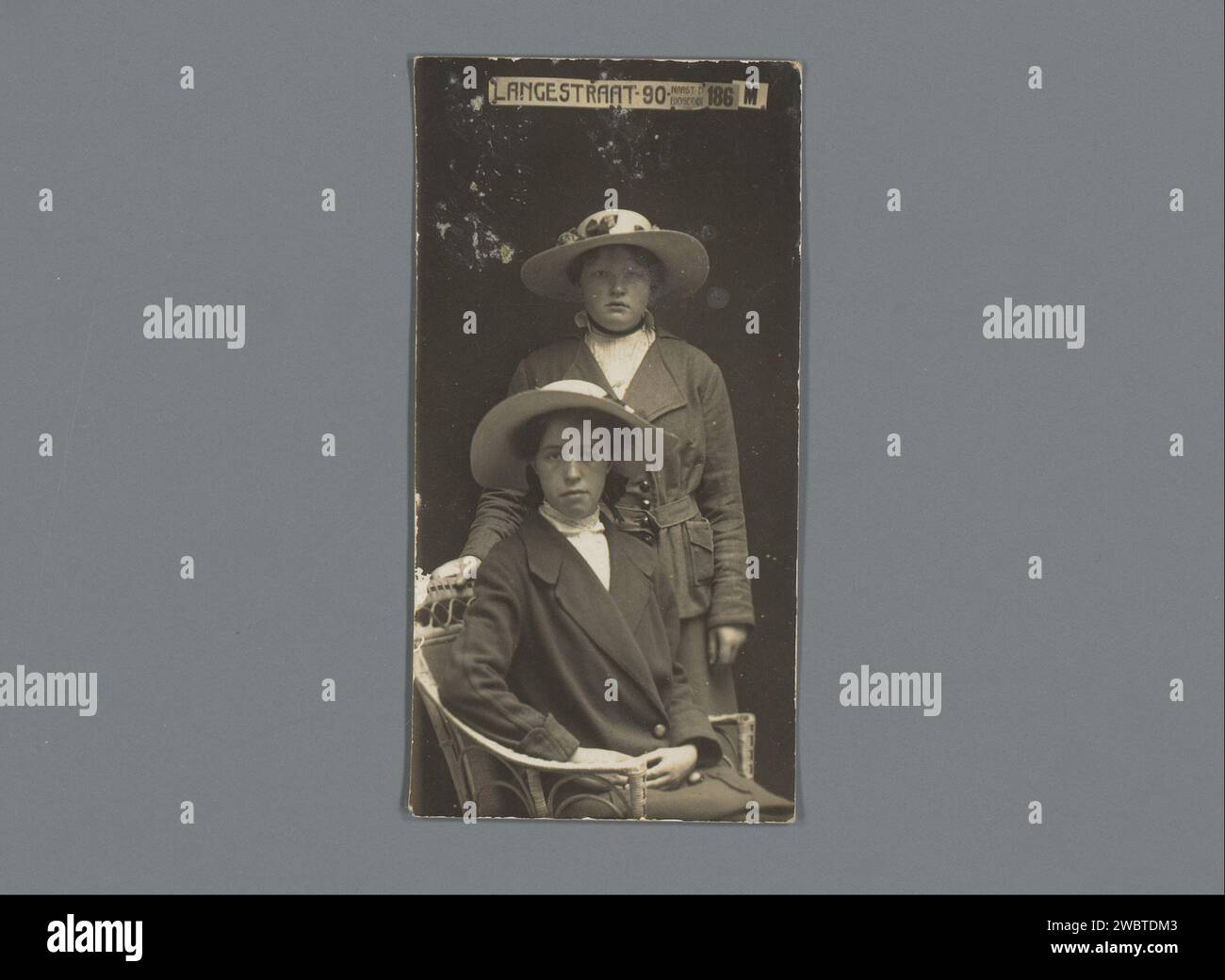 Double portrait of two unknown women, American Tip Top Photo Company ...