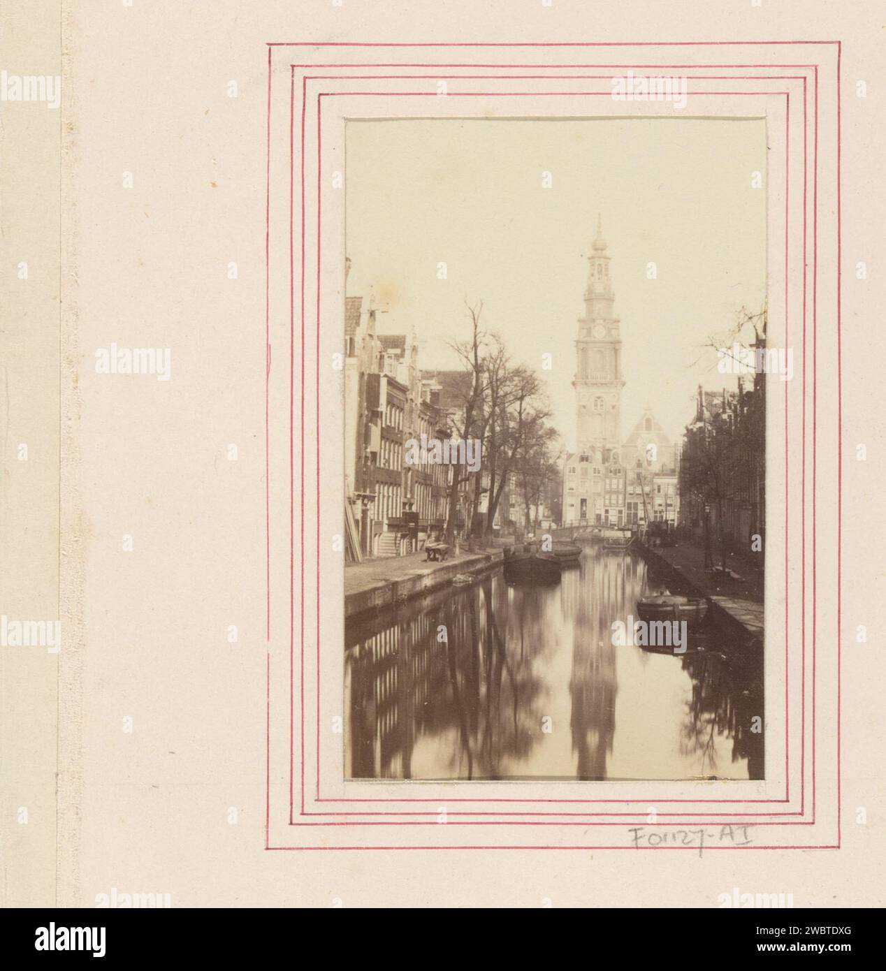 Groenburgwal in Amsterdam with the Zuiderkerk, Anonymous, c. 1870 ...