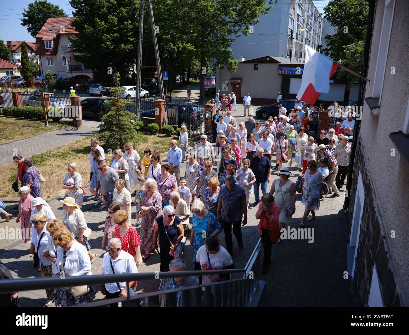 Corpus Christi Catholic holiday in middle Europe. Gdansk, Poland Stock ...