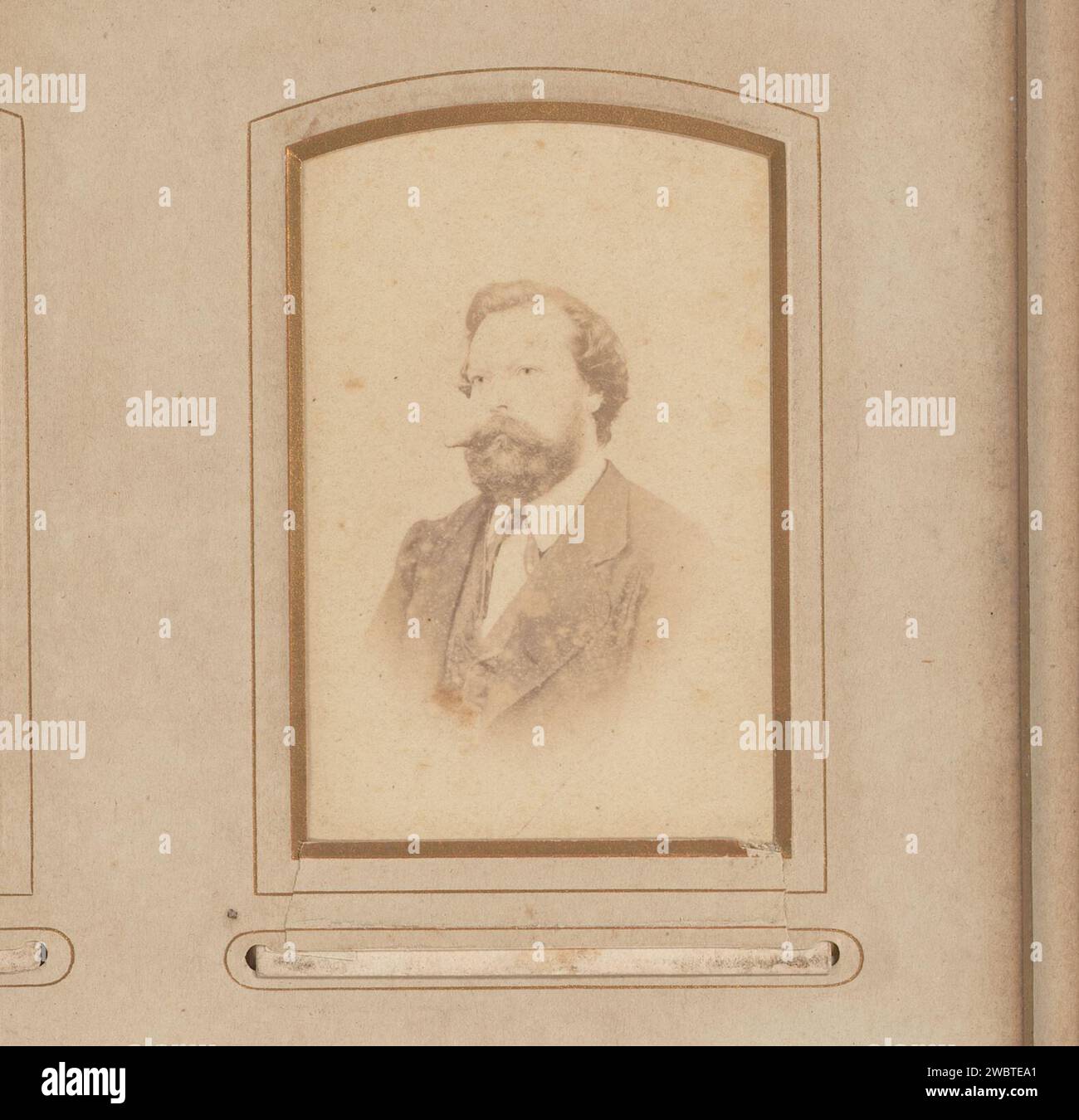 Portrait of a man with mustache and beard, Anonymous, 1860 - 1900 ...