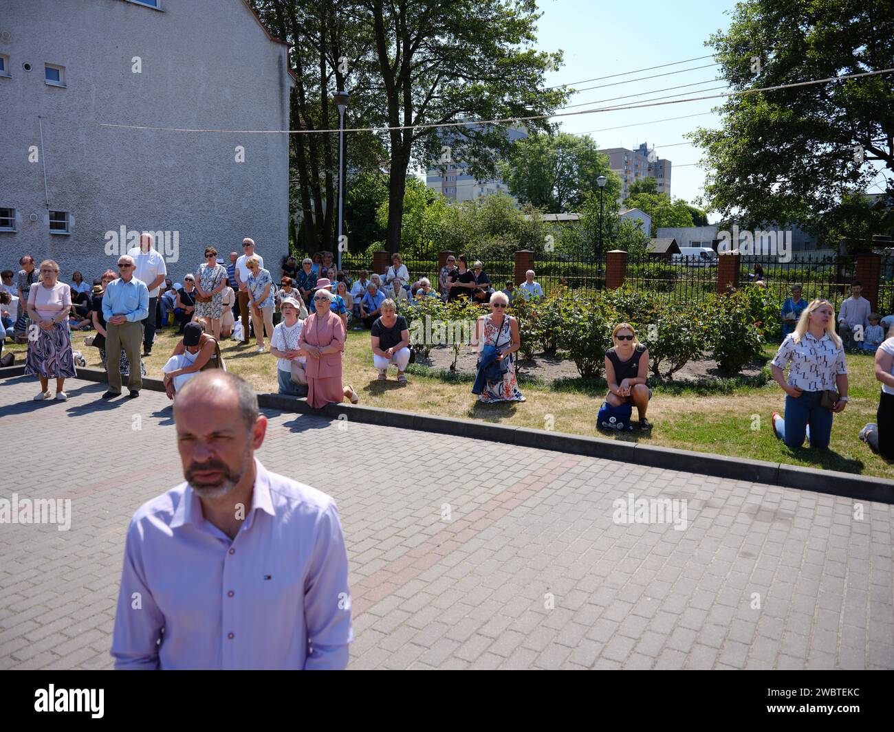 Corpus Christi Catholic holiday in middle Europe. Gdansk, Poland Stock ...