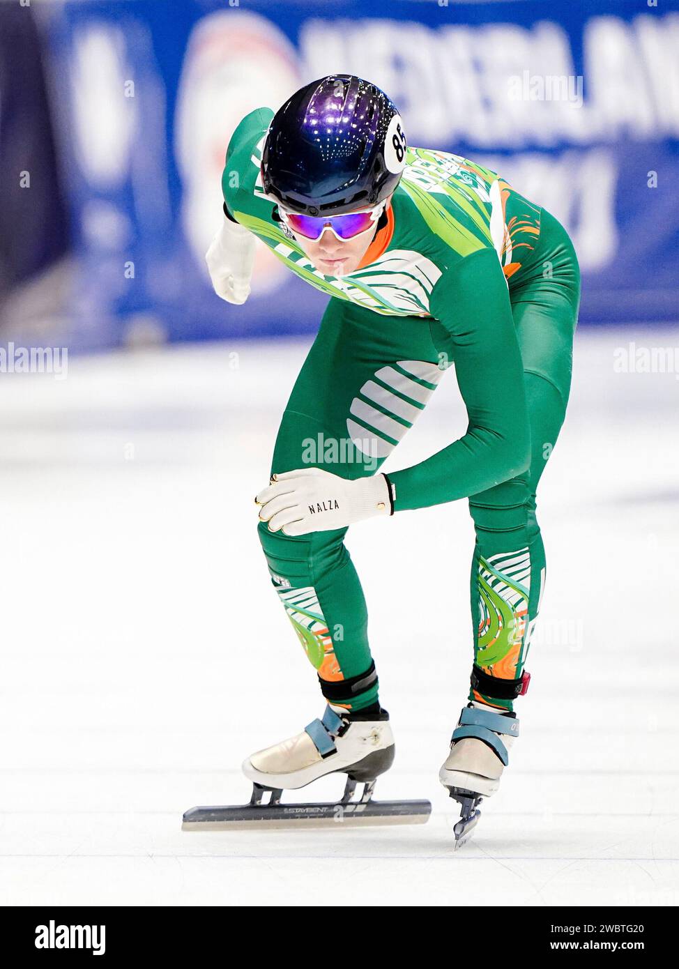 GDANSK, POLAND - JANUARY 12: Liam O Brien of Ireland competing on the ...