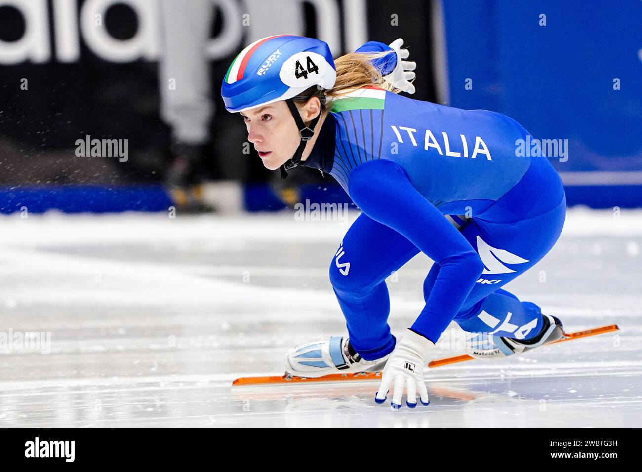 GDANSK, POLAND - JANUARY 12: Gloria Ioriatti of Italy competing on the ...