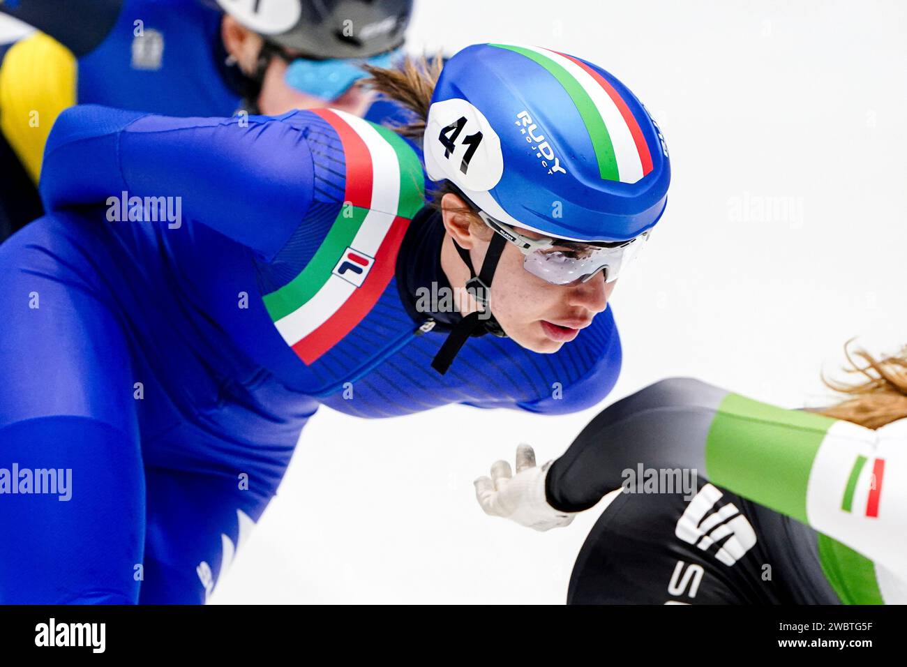Gdansk, Poland. 12th Jan, 2024. GDANSK, POLAND - JANUARY 12: Chiara Betti of Italy competing on ...