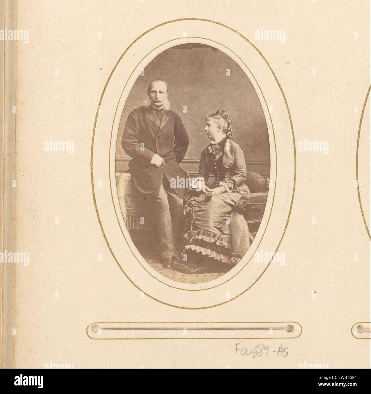Portrait of couple Hendrik van Oranje -Nassau and Maria Elisabeth ...