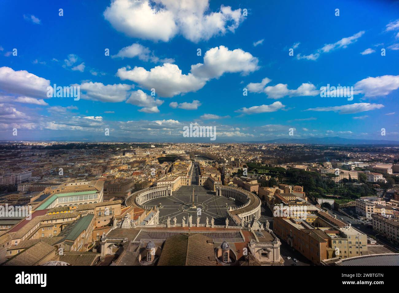 Vatican city aerial hi-res stock photography and images - Alamy