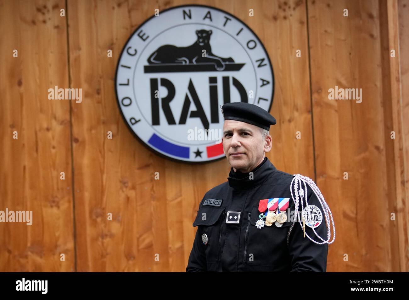 Guillaume Cardy , the new chief of the elite police unit RAID ...