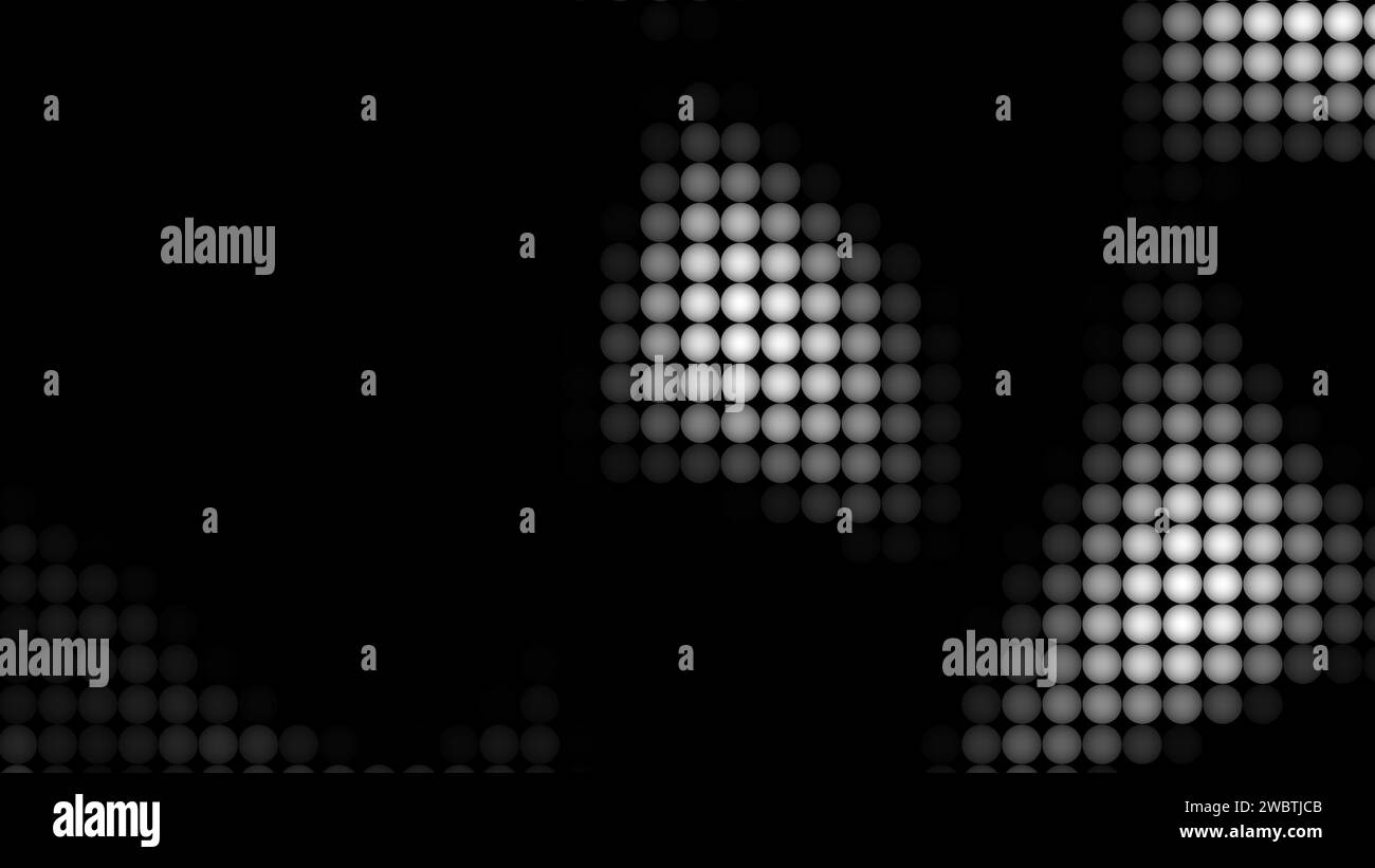 Abstract white balls backdrop. Computer generated 3d render Stock Photo ...