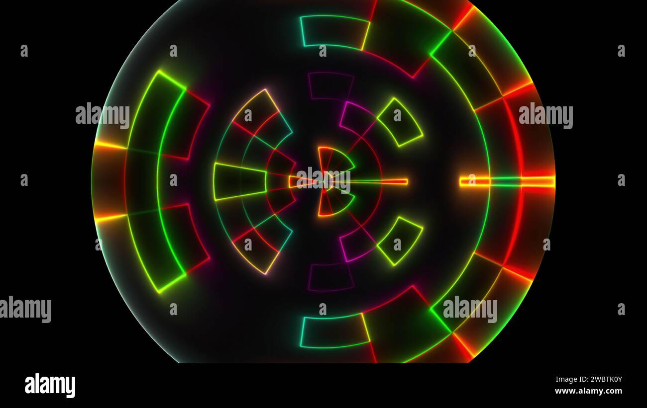 Blue abstract lines looped animation hi-res stock photography and ...