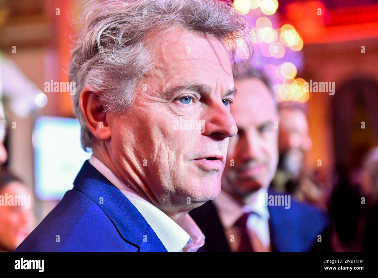 Paris, France. 10th Jan, 2024. Fabien Roussel, Secretary General of the ...