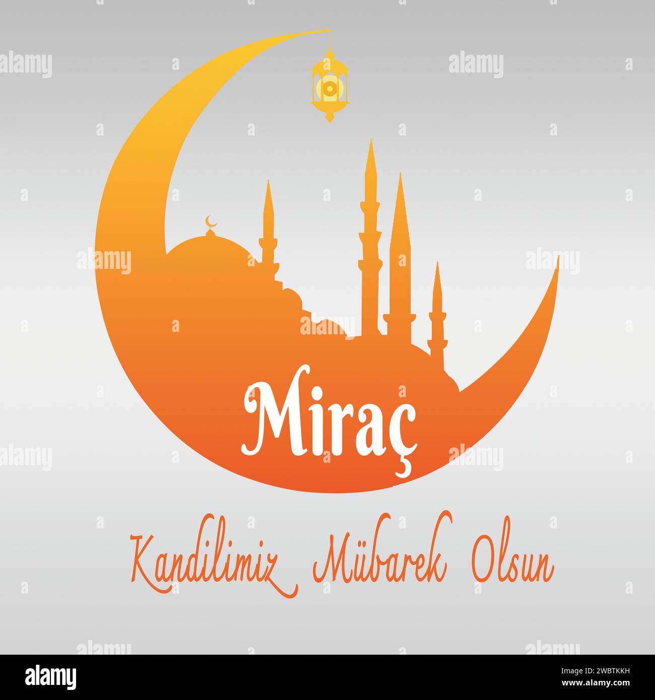 Mirac kandili Stock Vector Images - Alamy