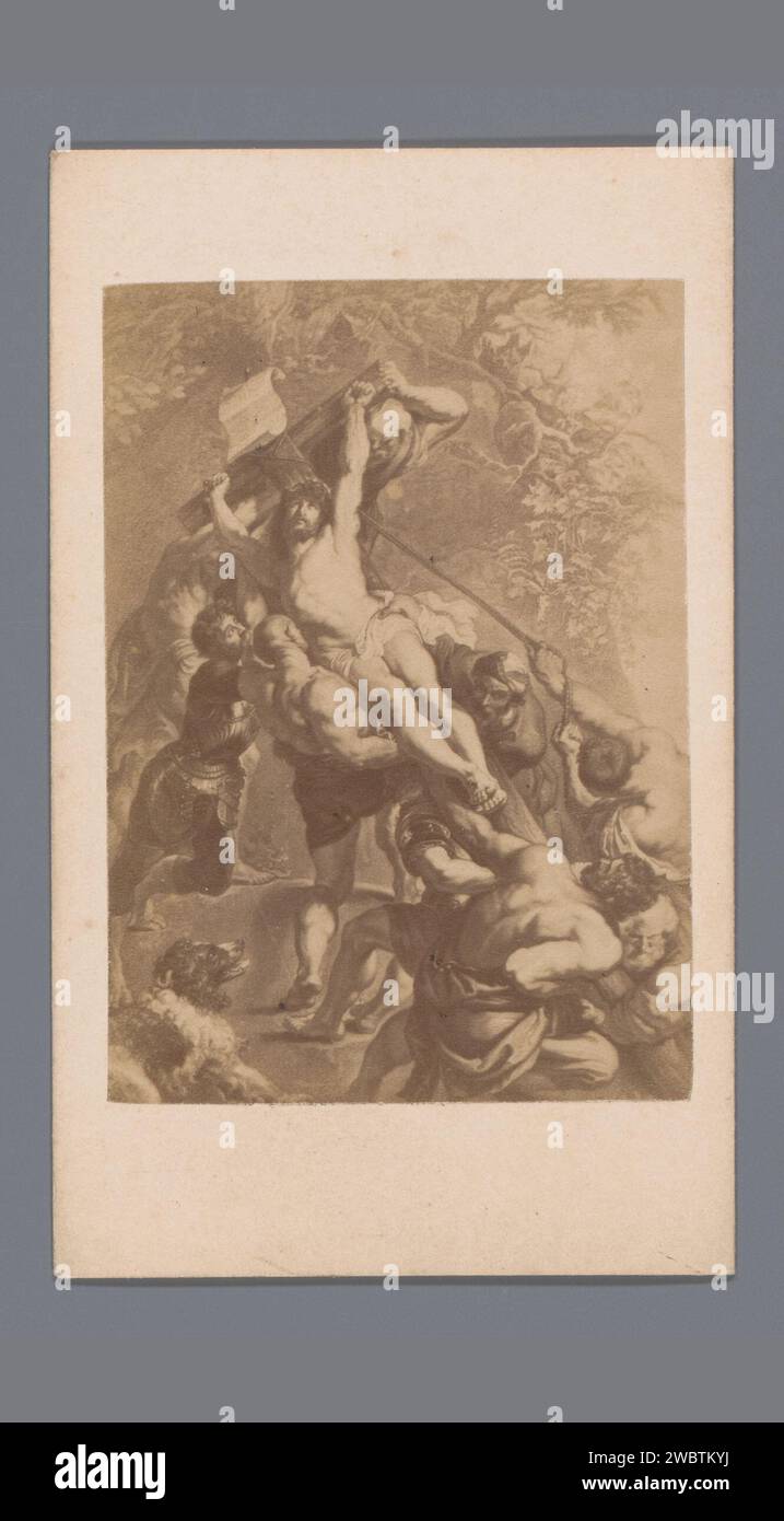 Photo production of the painting The cross -designing of Rubens, Anonymous, After Peter Paul ...