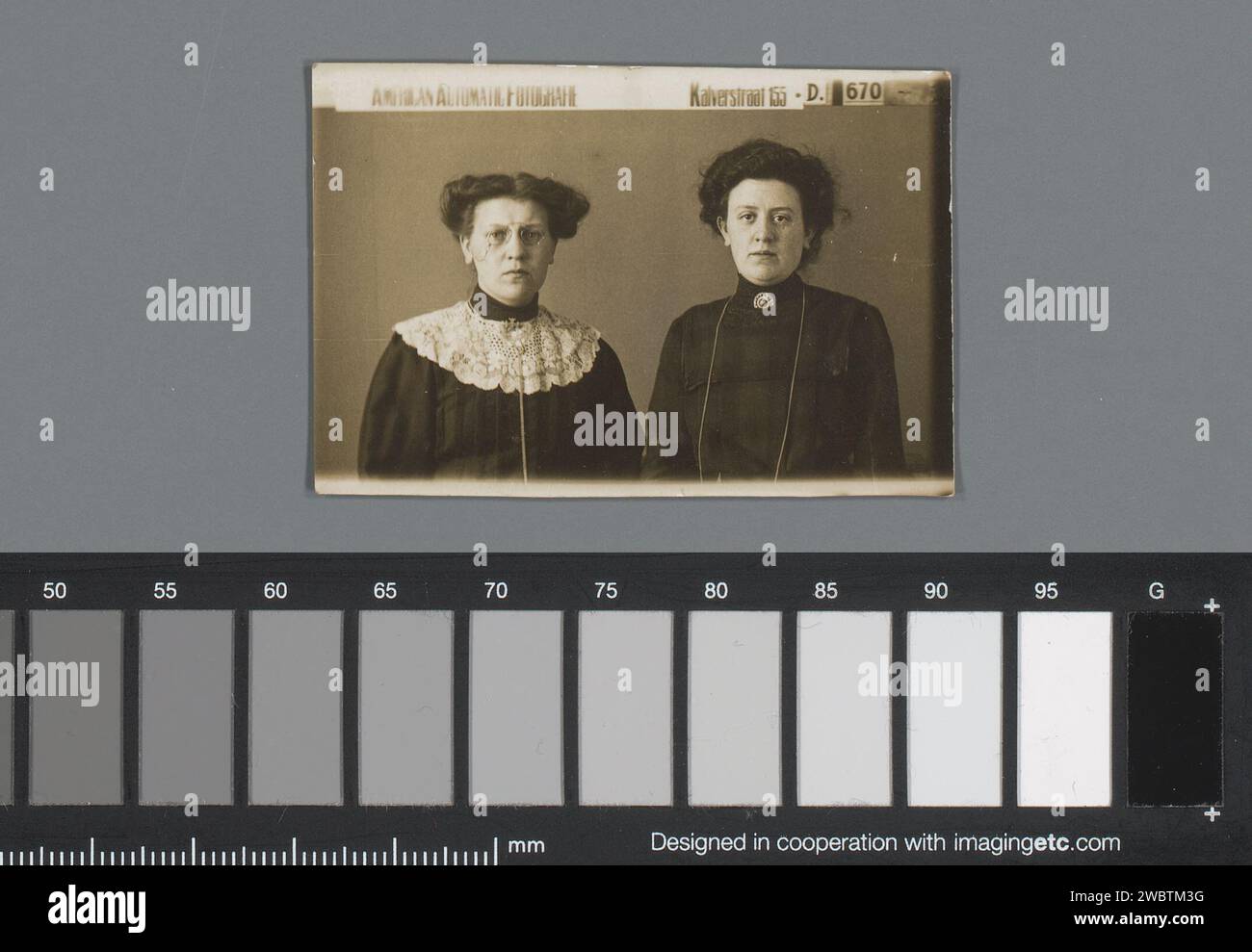 Double portrait of two unknown women, American Automatic Photography ...