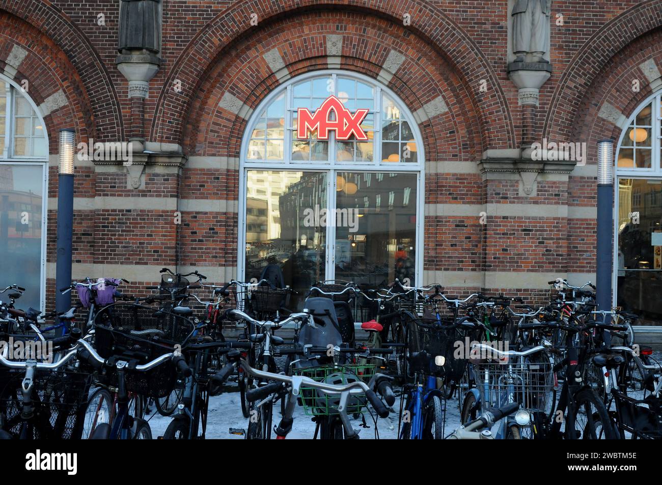 Copenhagen, Denmark /12 January 2024/. Max burger restaurant in danish ...