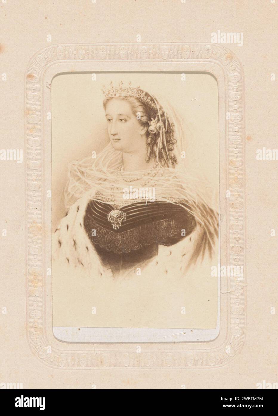 Photo production of a portrait of a presumably noble woman, Anonymous ...