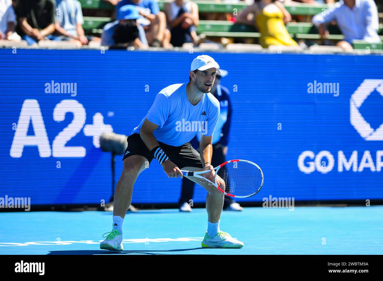 Melbourne, Australia. 11th Jan, 2024. Dominic Thiem of Austria seen in ...