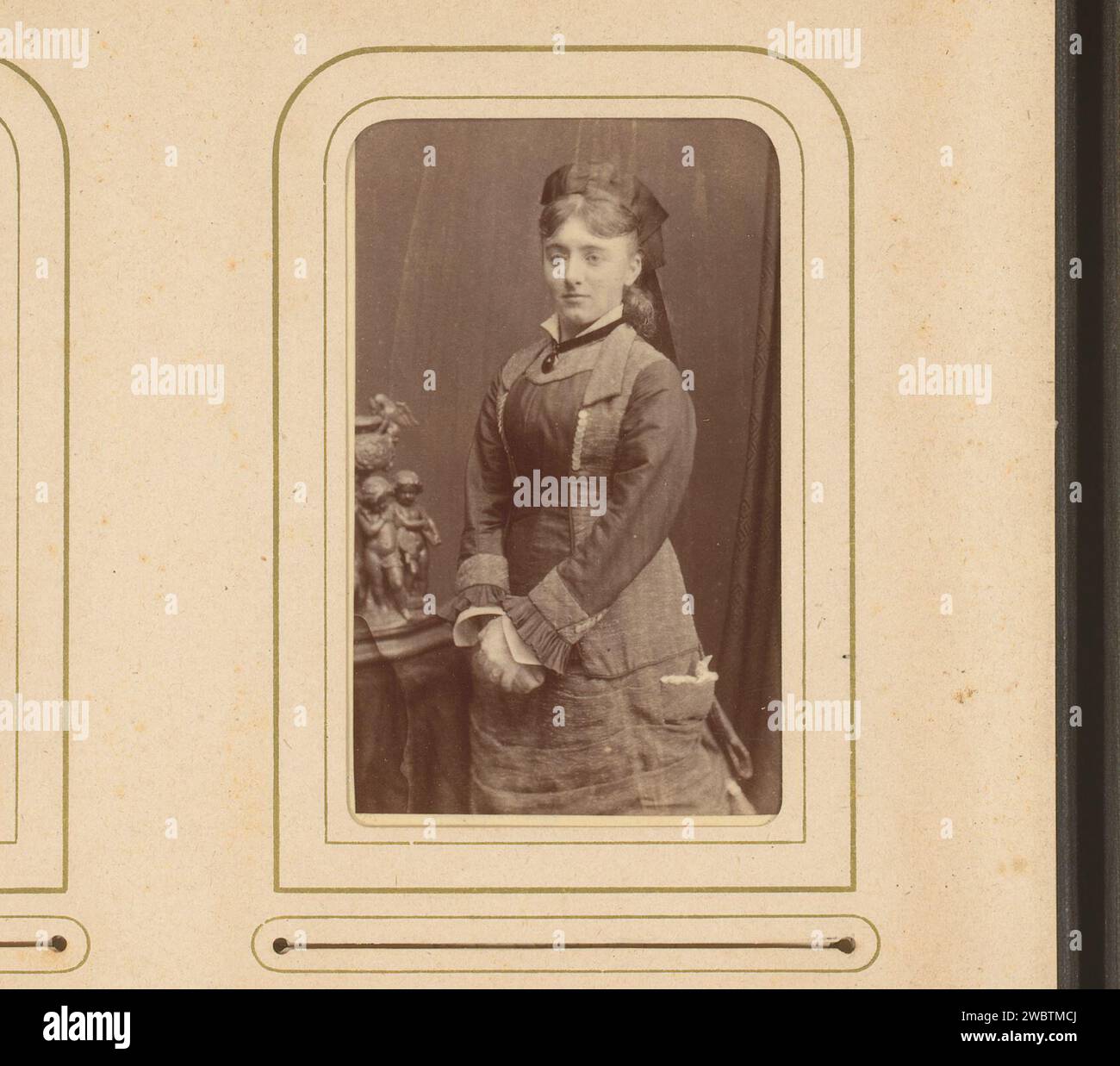 Portrait of a standing woman, Johannes Ephraim, 1867 - 1904 Photograph ...