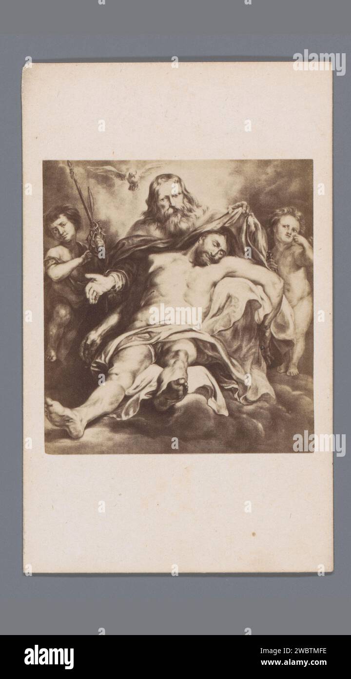 Photo production of the painting The Holy Trinity of Rubens, Anonymous ...