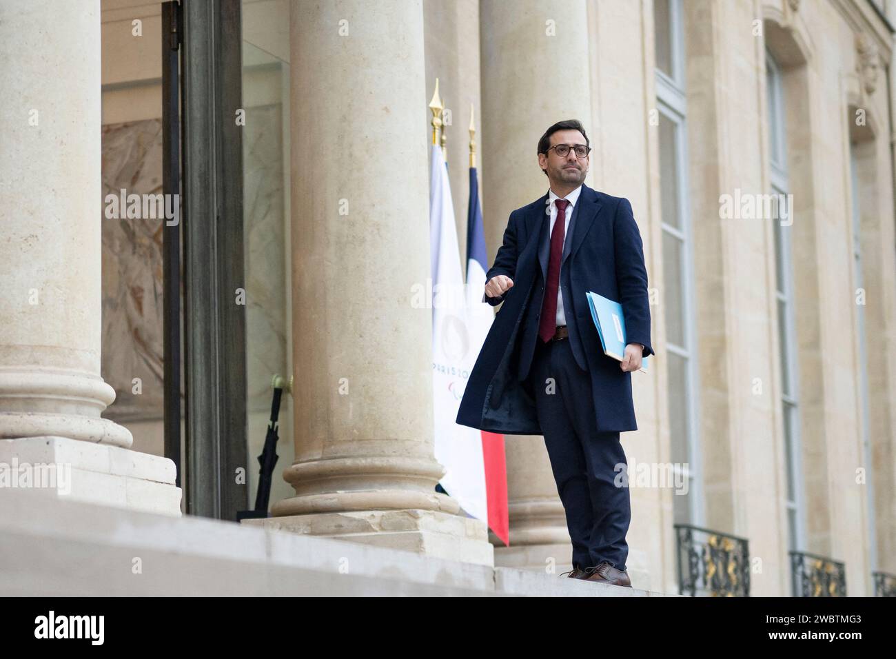 Paris, France. 12th Jan, 2024. French Foreign and European Affairs ...