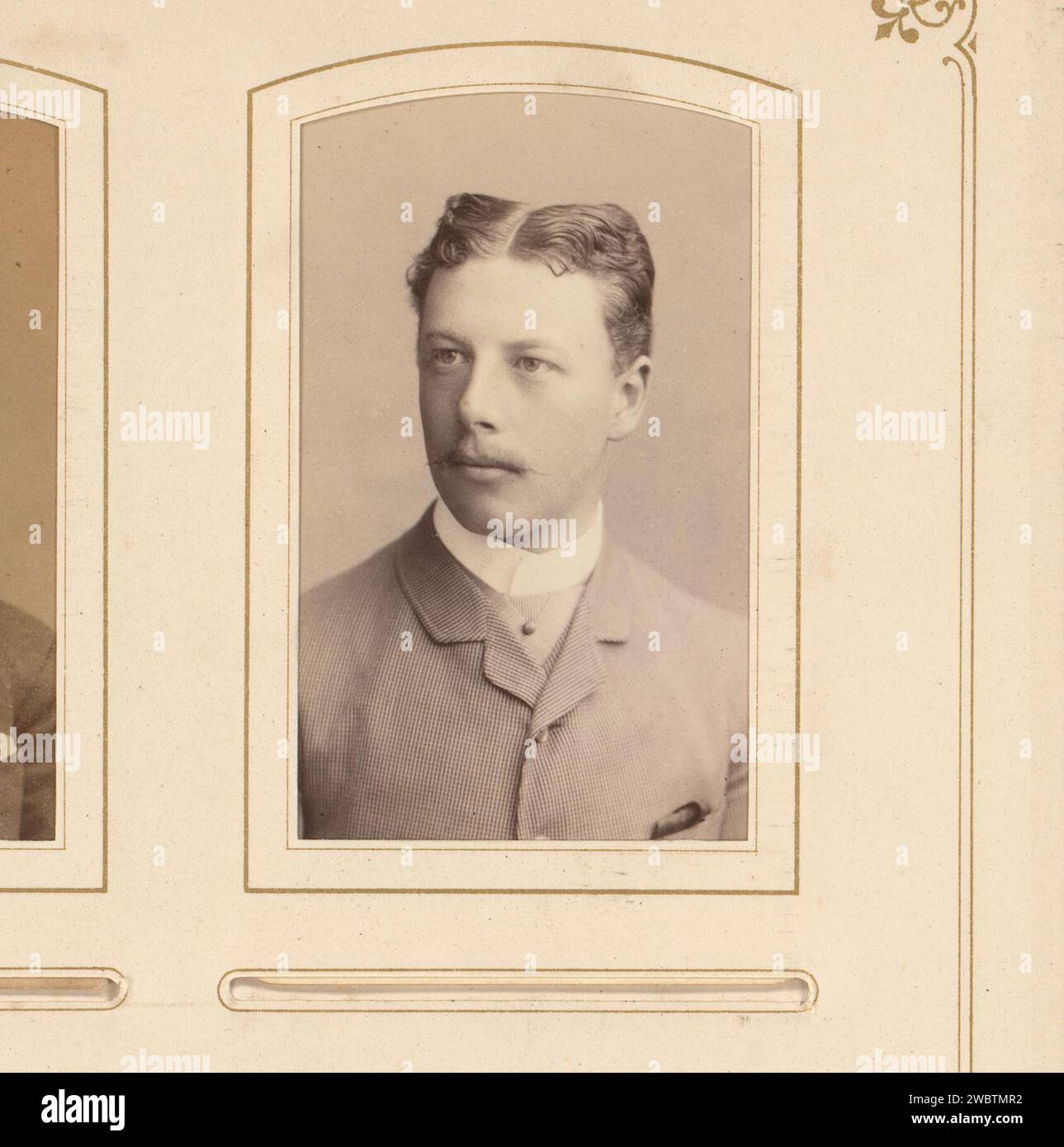 Portrait of a young man, Wilhelm Höffert, 1874 - 1904 Photograph. visit ...