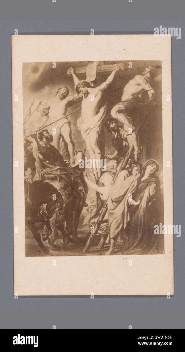Photo production of the painting Christ on the cross between the two murderers, called De ...