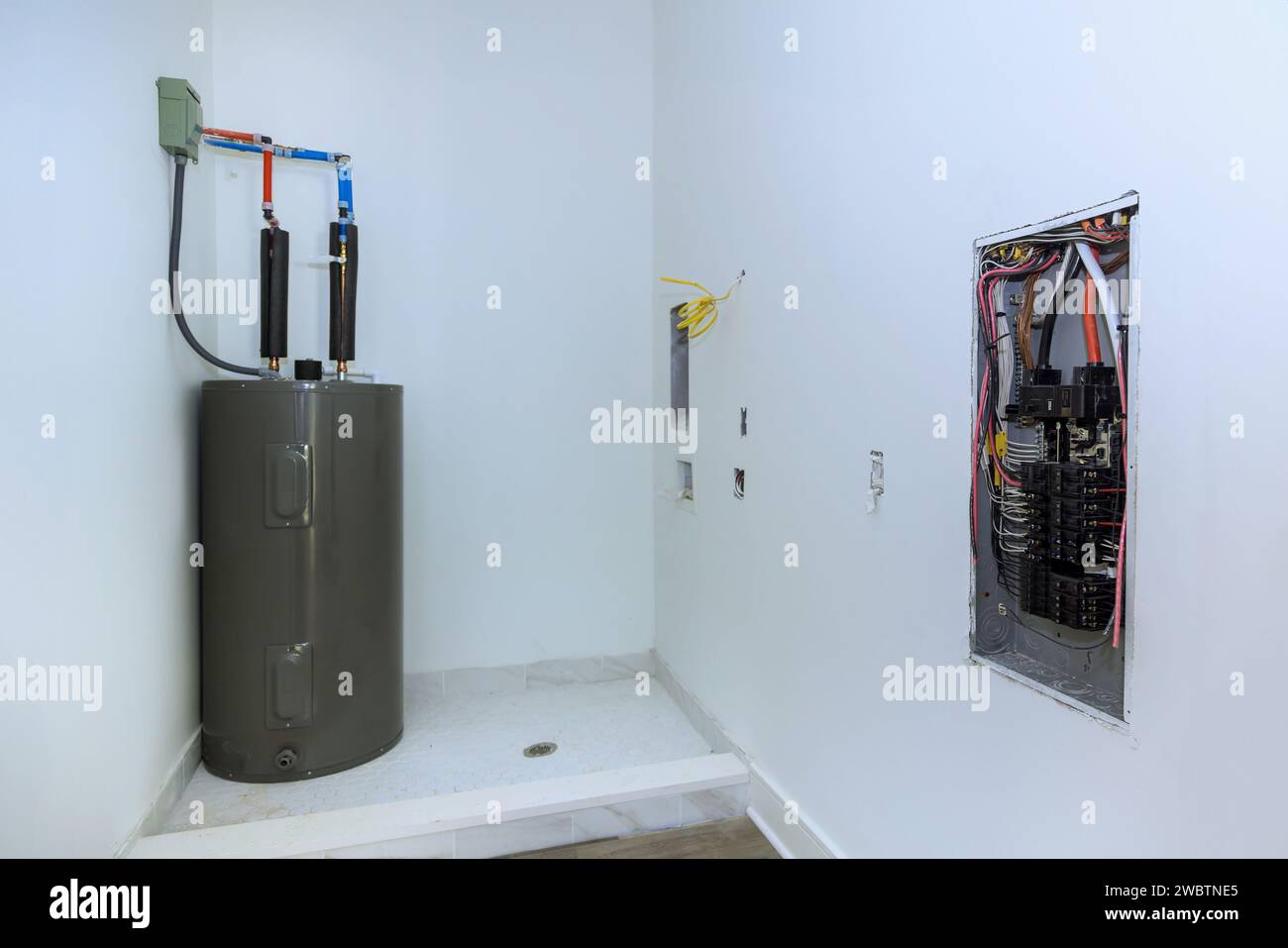 Gas water heater tank hi-res stock photography and images - Alamy