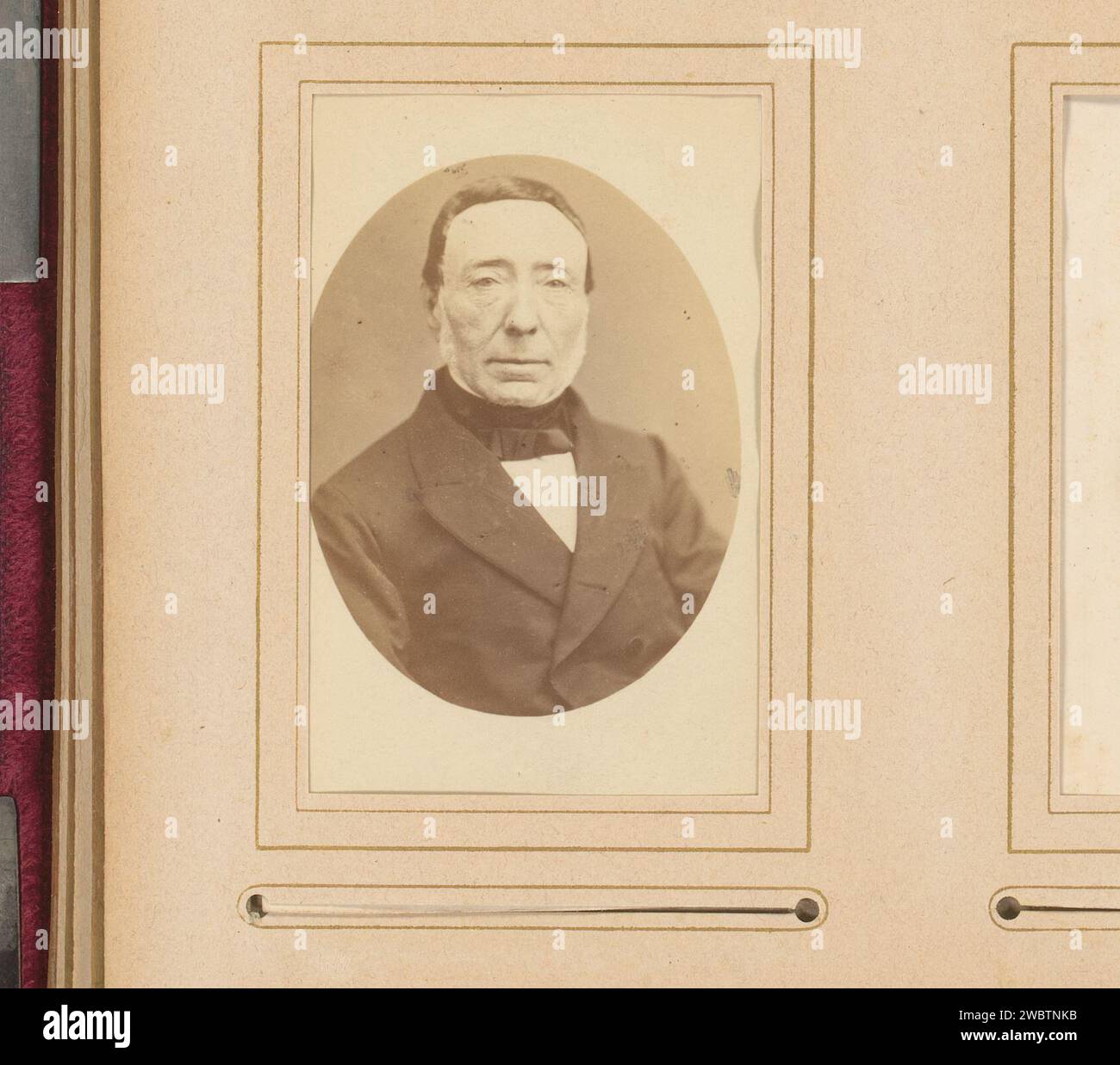 Portrait of a man with bakkebaarden, Albert Greiner, 1861 - 1874 ...