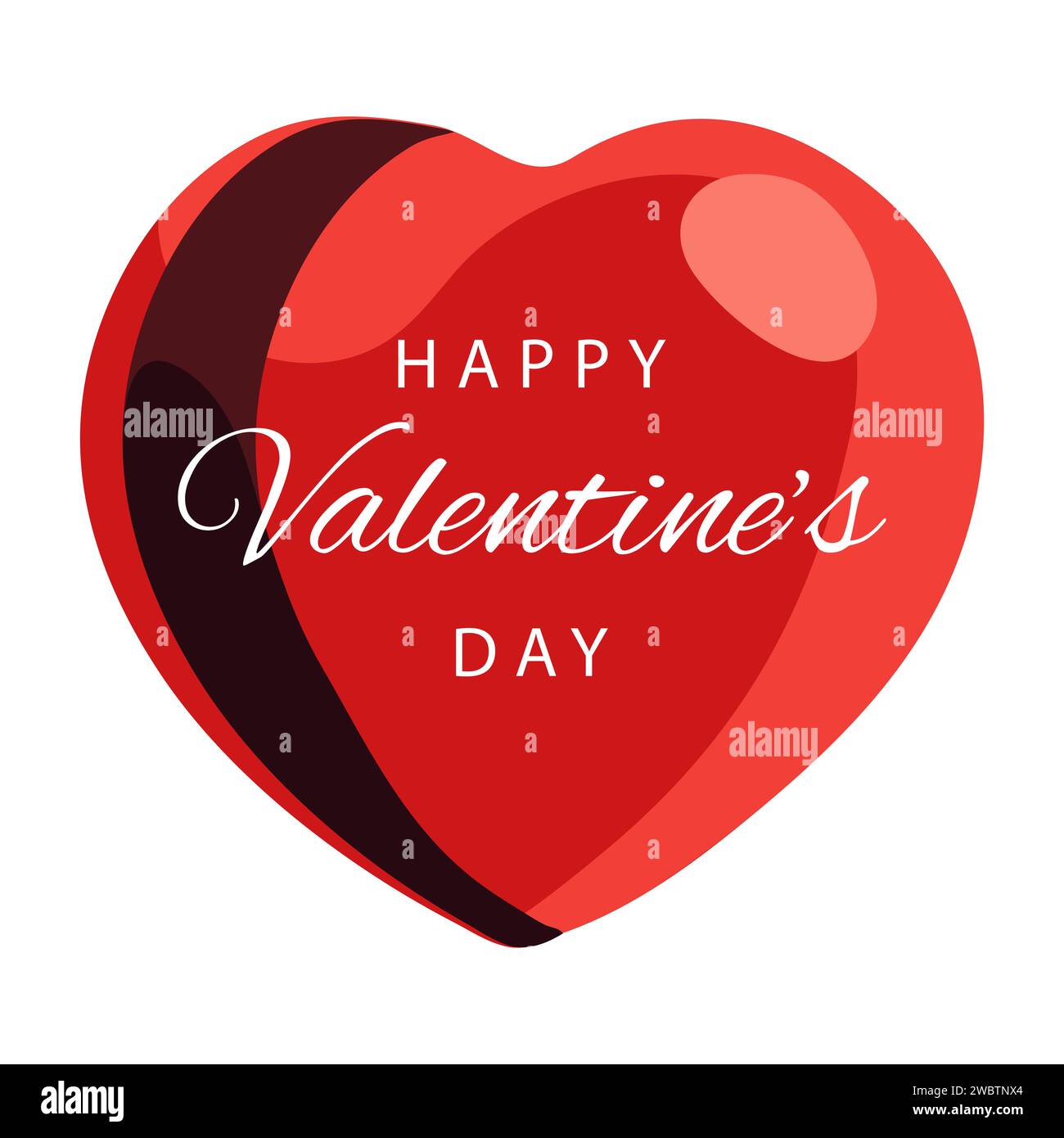 Valentines day heart. Heart for flyer, invitation, poster, brochure ...