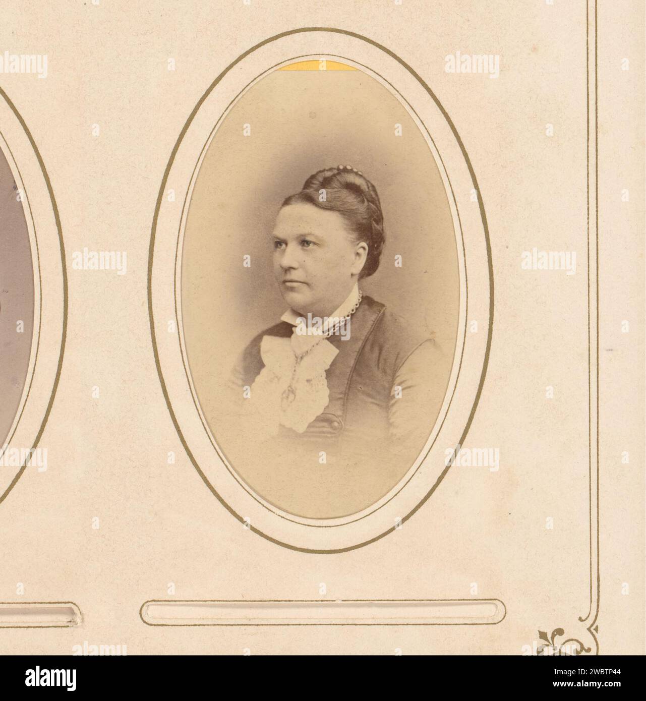 Portrait of a woman, Jean Baptiste Feilner, 1875 - 1899 Photograph ...