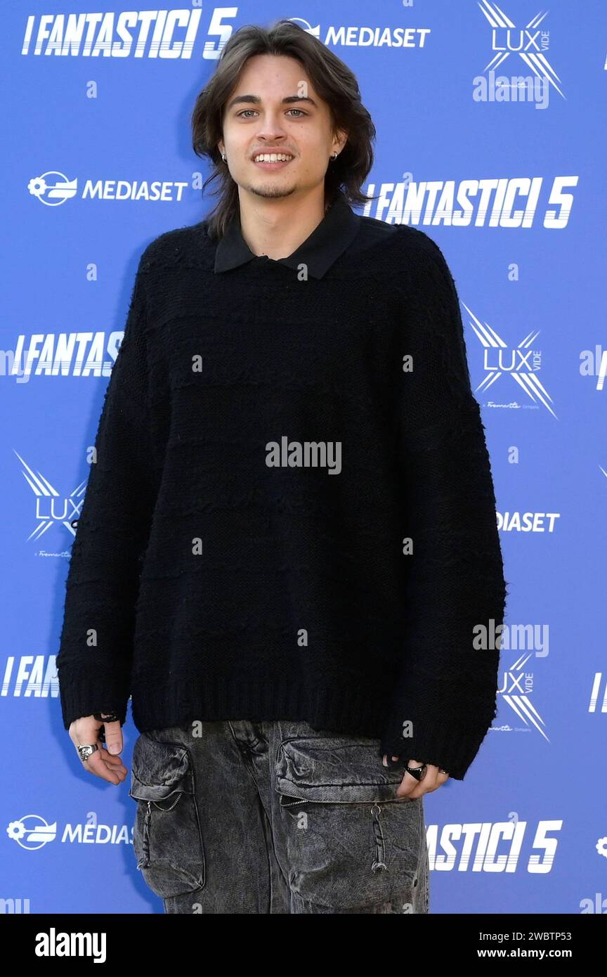 Enea Barozzi beim Photocall zur Mediaset Infinity Serie I Fantastici 5 ...