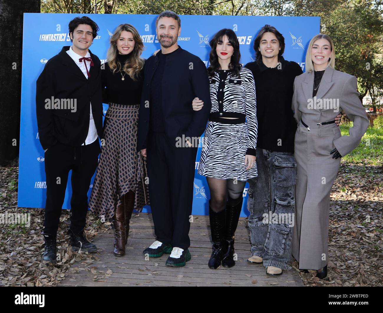 Rome, Italy. 12th Jan, 2024. Rome, Casa del Cinema, photocall for the ...