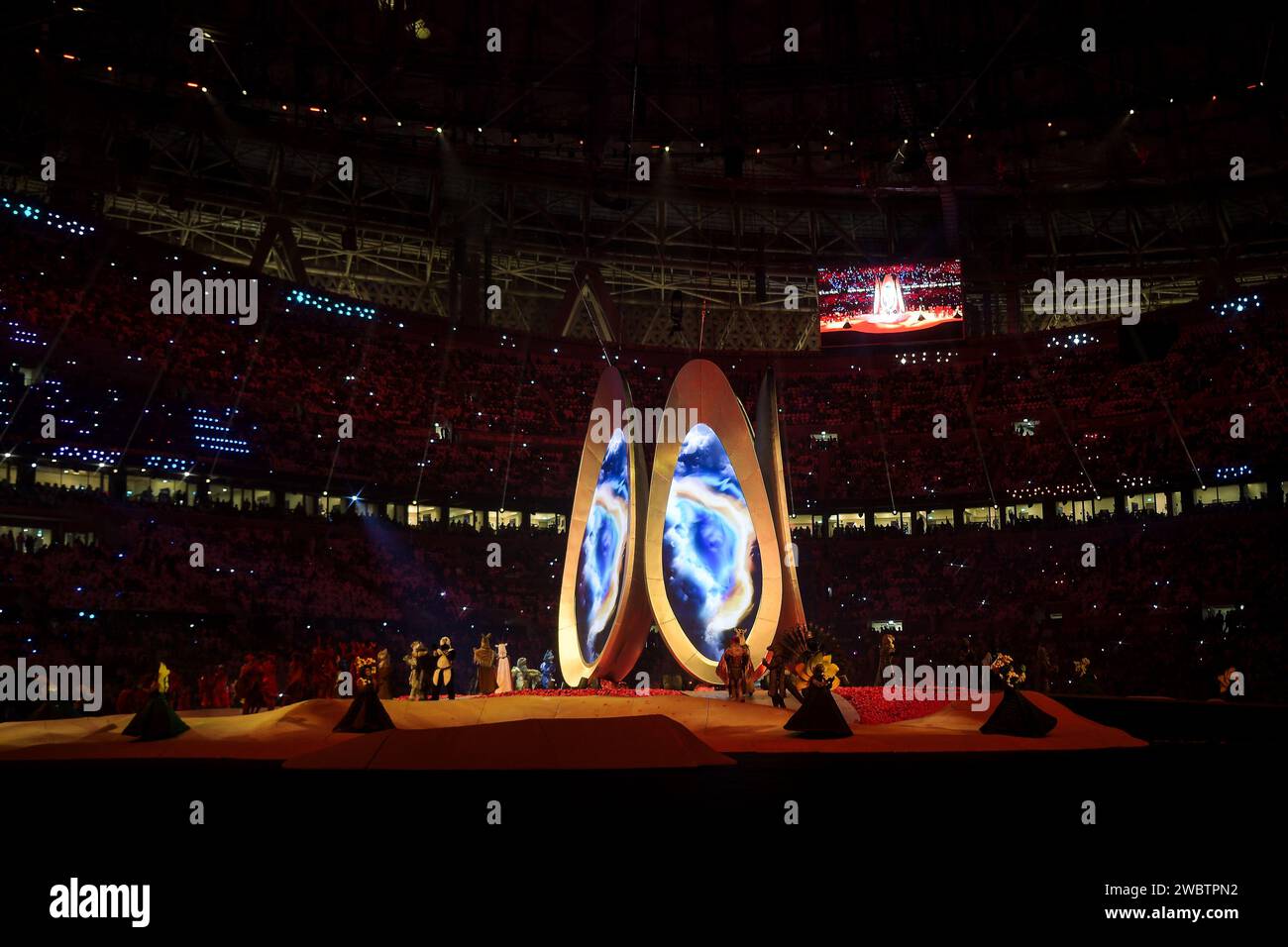 Opening Ceremony of AFC Asian Cup Qatar 2023, Doha, Qatar Stock Photo ...