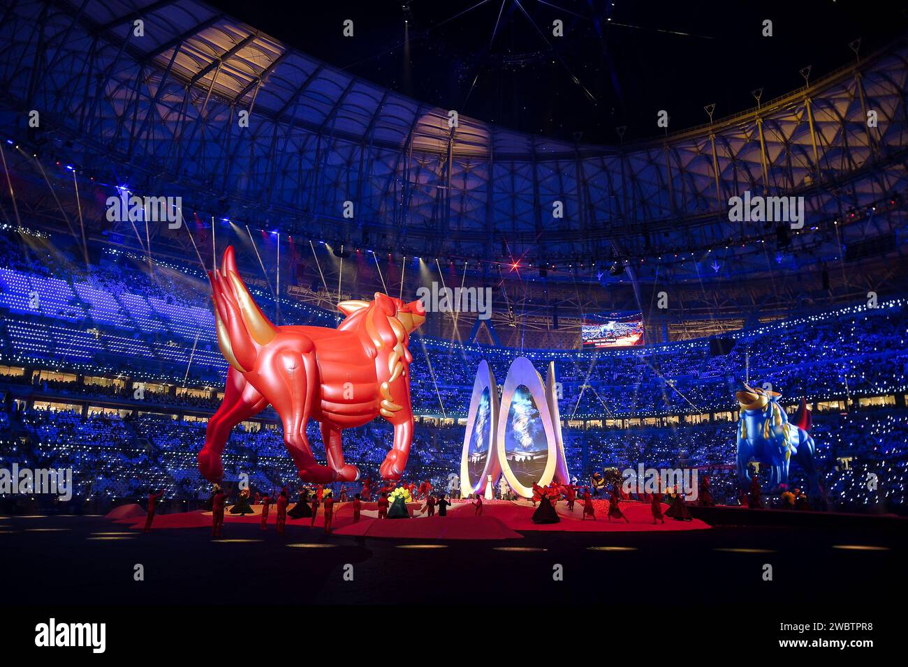 Opening Ceremony of AFC Asian Cup Qatar 2023, Doha, Qatar Stock Photo ...