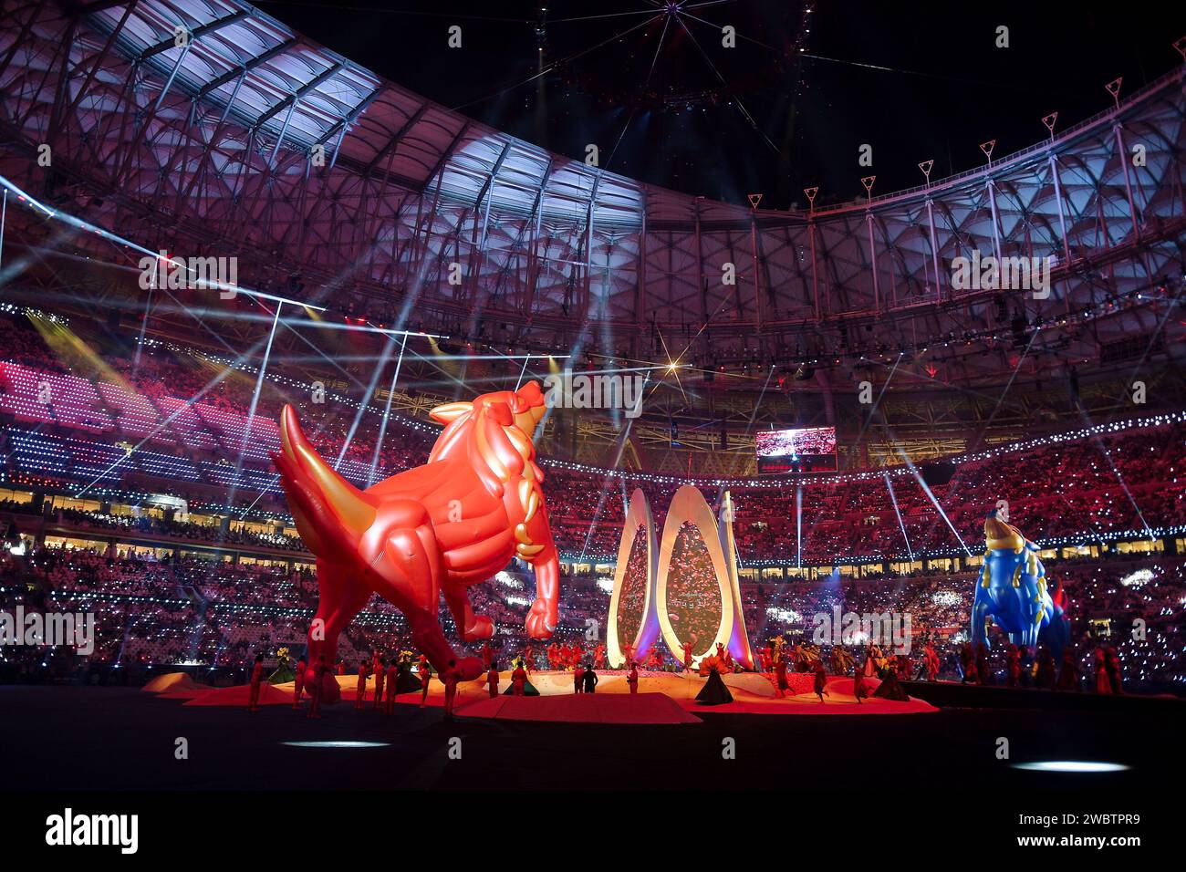 Opening Ceremony of AFC Asian Cup Qatar 2023, Doha, Qatar Stock Photo ...