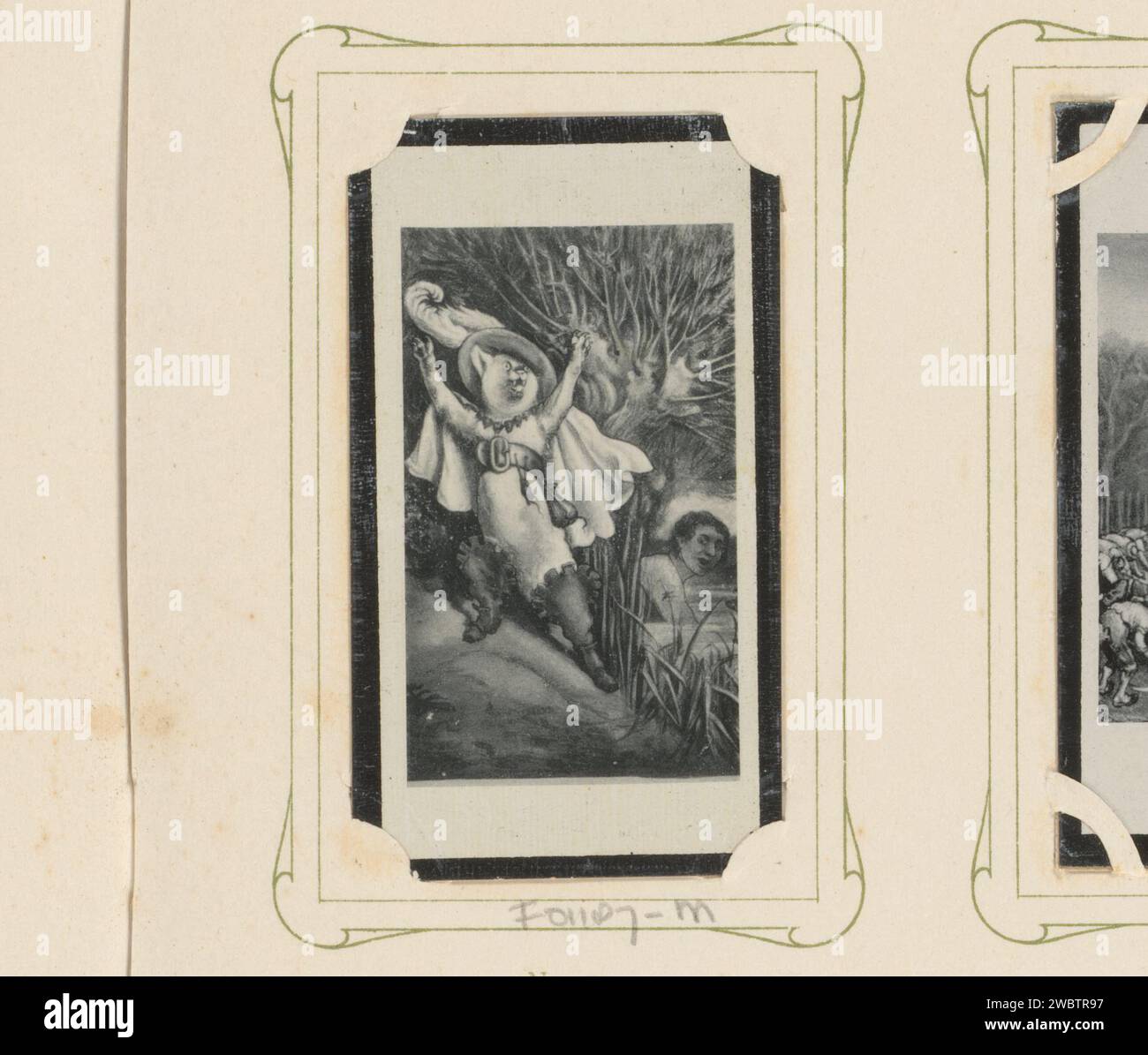 Reproduction of a drawing of the booted cat that alarms, Anonymous ...