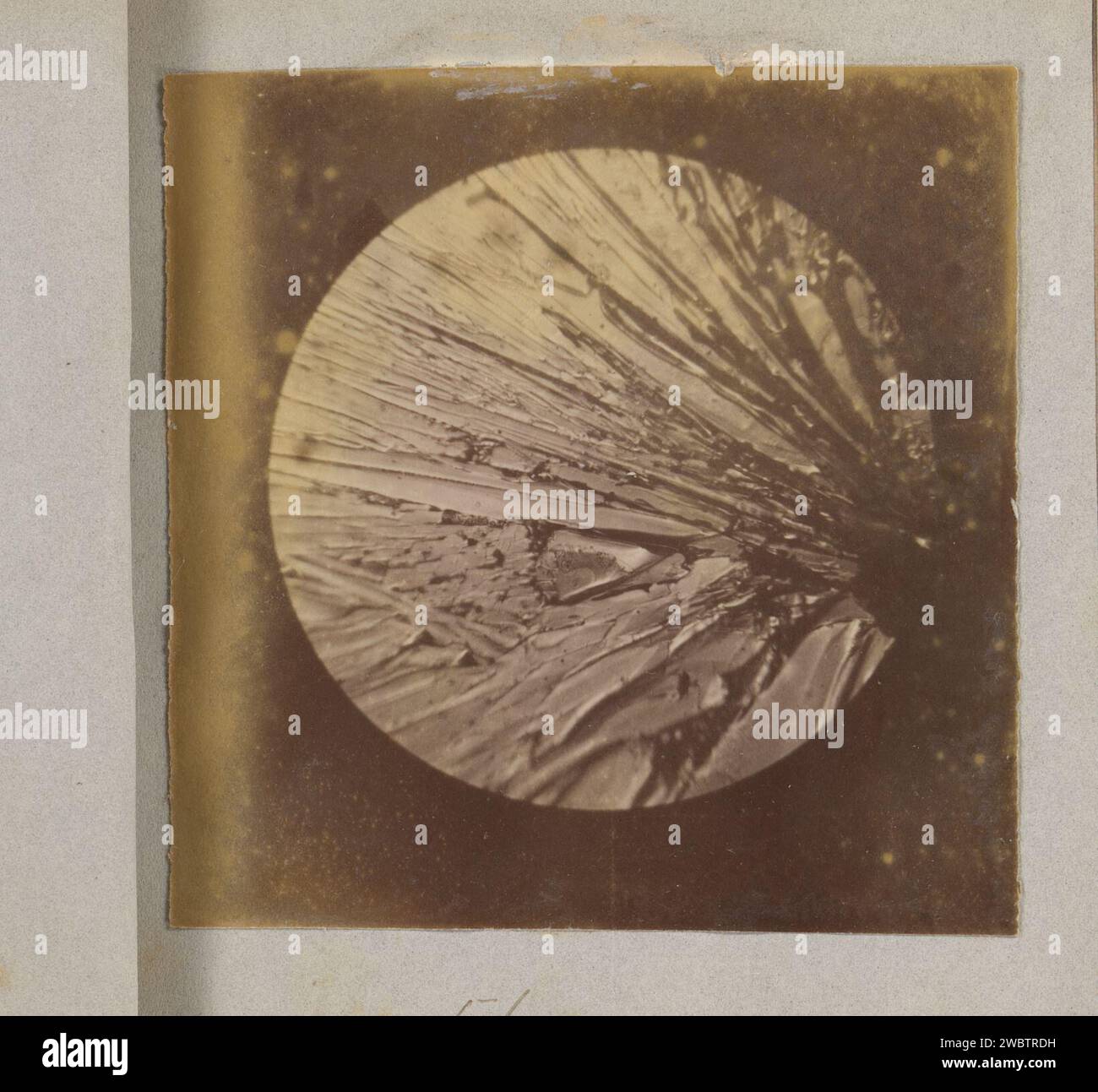 Microscopic absorption of sulfuric acid, enlarged sixty times, Marinus ...
