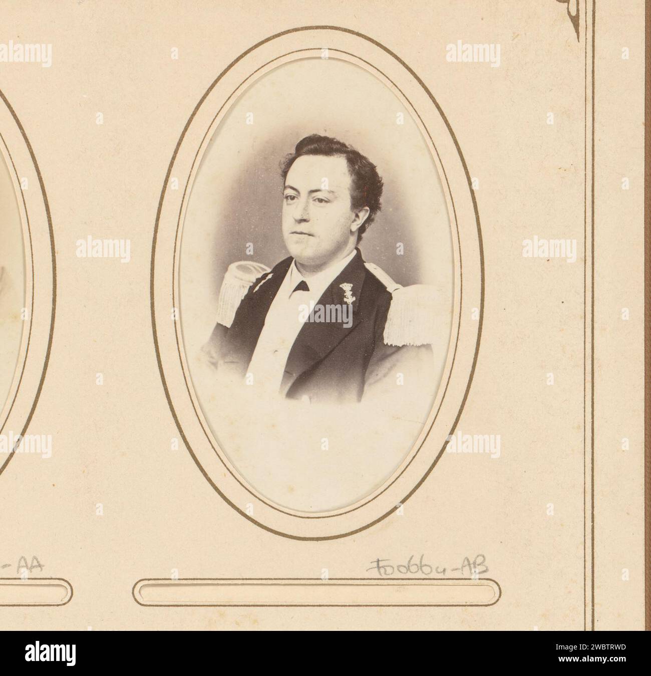 Portrait of a man, J.B. Jasper, 1872 Photograph. visit card This photo ...