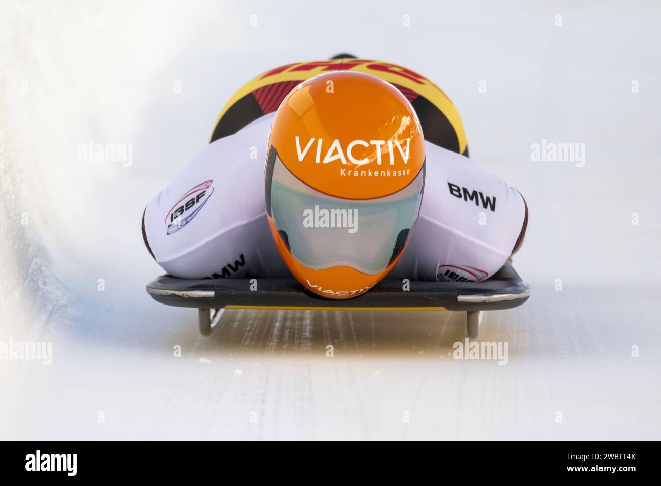 Christopher Grotheer of Germany in action during the Men's Skeleton ...