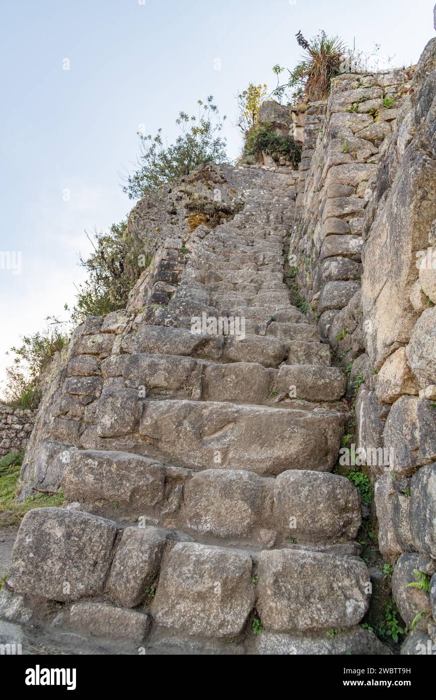 Inca stone steps on inca hi-res stock photography and images - Alamy