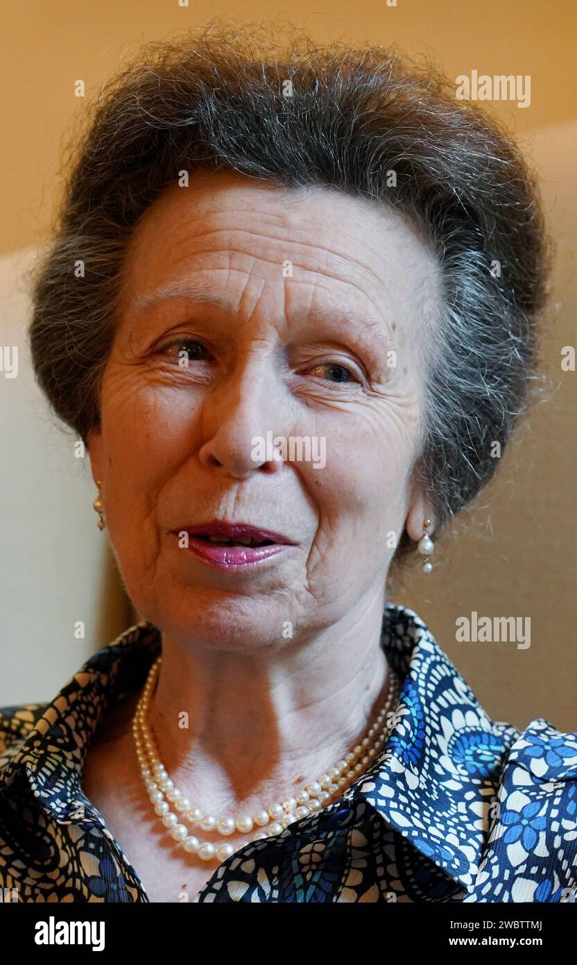 The Princess Royal during an interview with the Press Association on ...