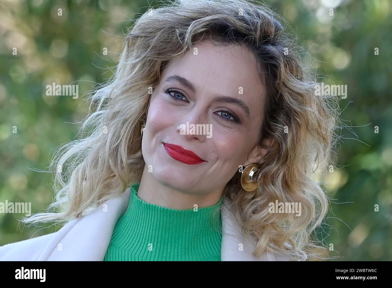 Rome, Italy. 12th Jan, 2024. Gaia Messerklinger attends the photocall ...