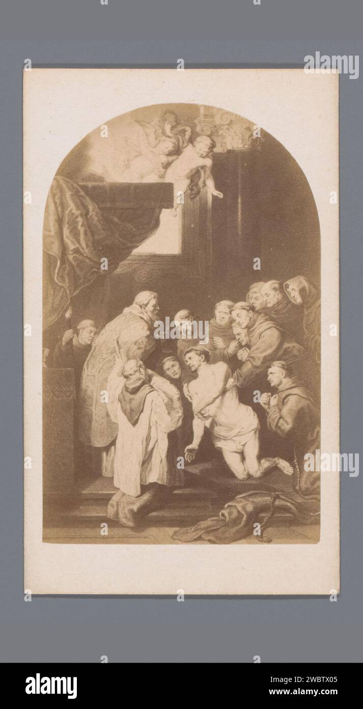 Photo production of the painting The last communion of Saint Francis of Assisi, Van Rubens ...