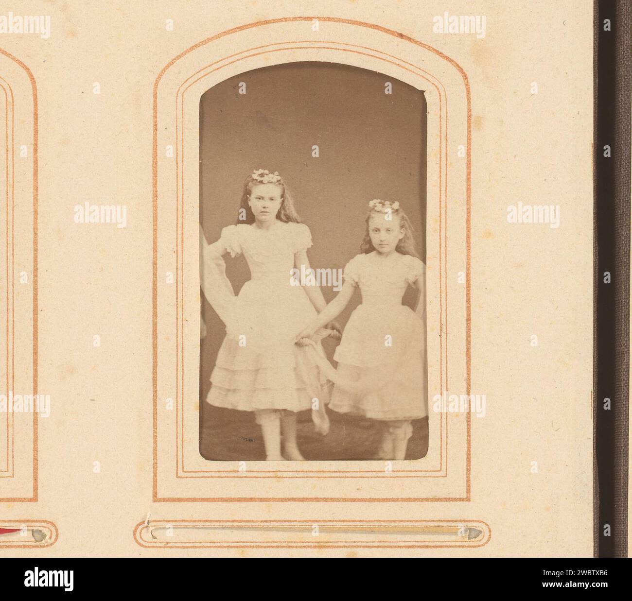 Portrait of Dancers, Anonymous, 1855 - 1890 Photograph. visit card This ...