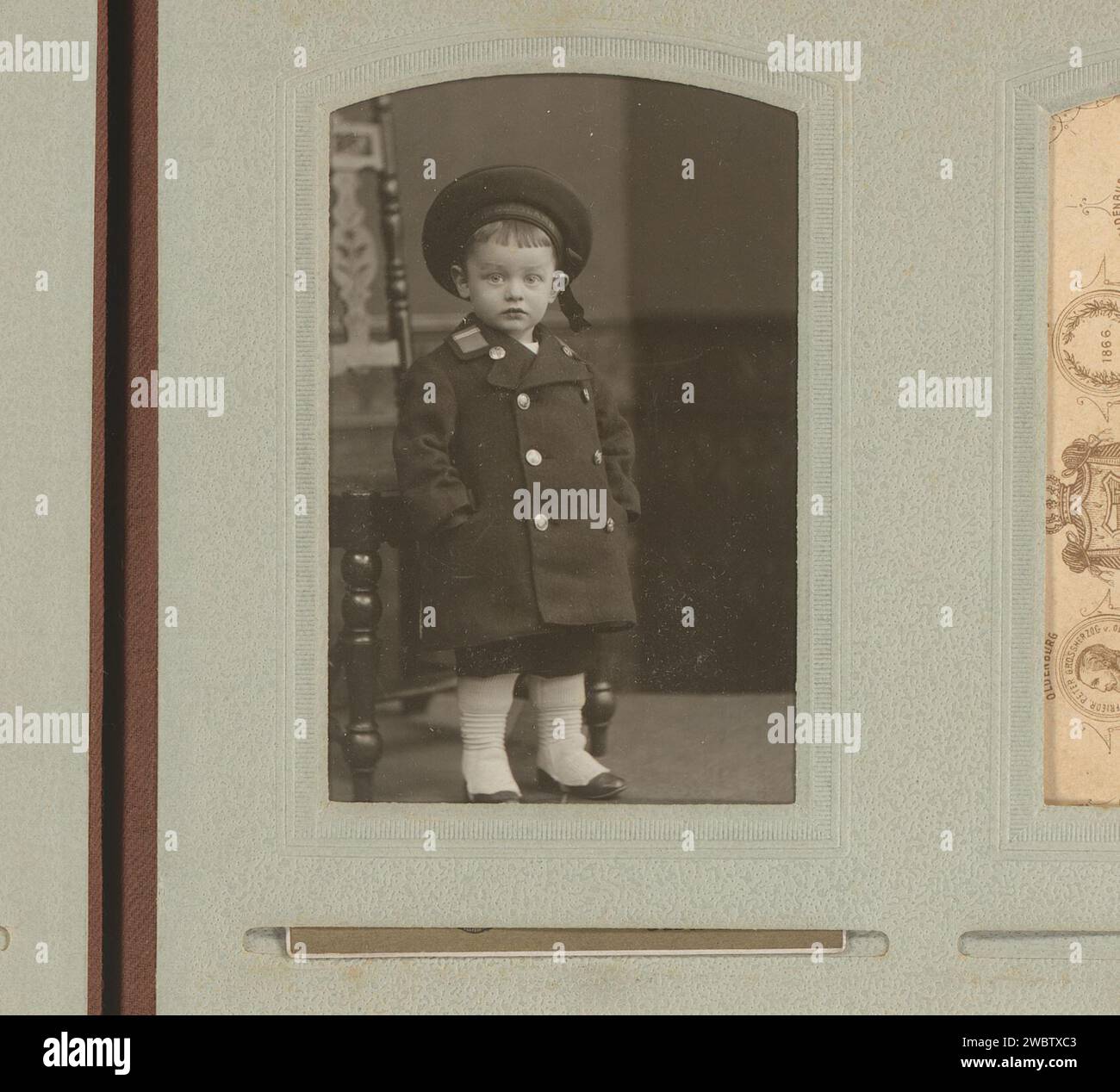 Portrait of an unknown child in sailor suit, Jean Baptiste Feilner ...